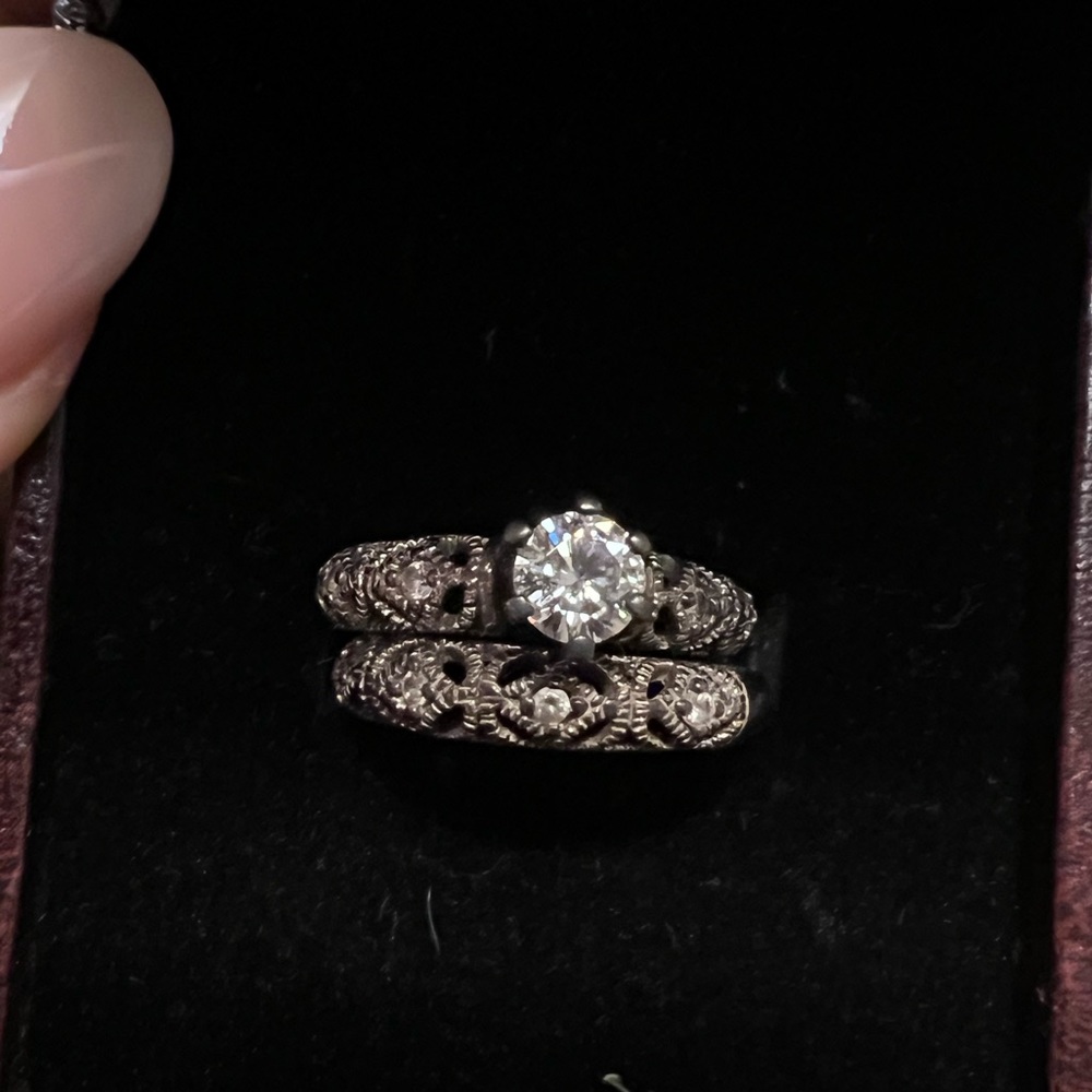 Charles & Colvard Moissanite Set - Gem